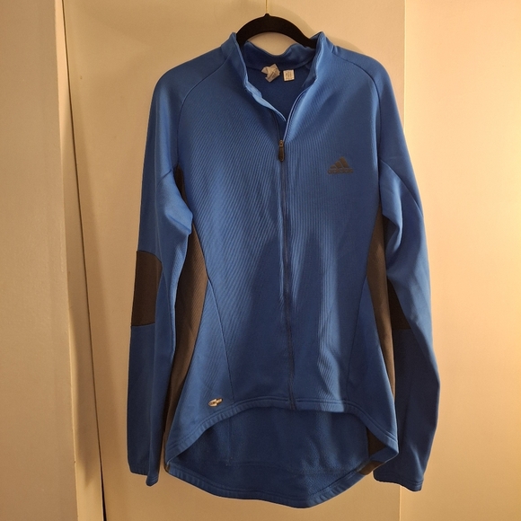 adidas | Jackets & Coats | Adidas Womens Blue And Gray Performance ...